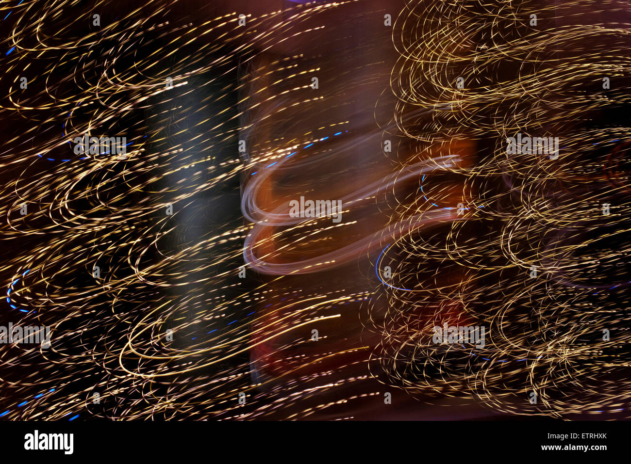 Lights in the night, abstract Stock Photo - Alamy