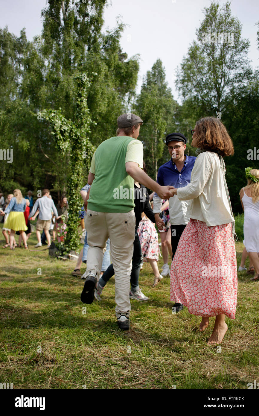 Midsummer pole hi-res stock photography and images - Alamy