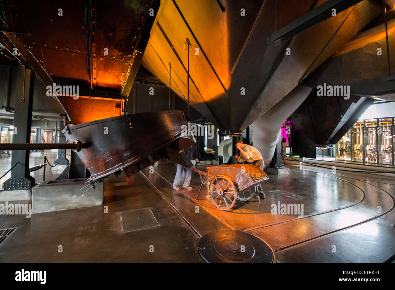 LISBON, PORTUGAL - May 2015: Electricity Museum interior Stock Photo ...