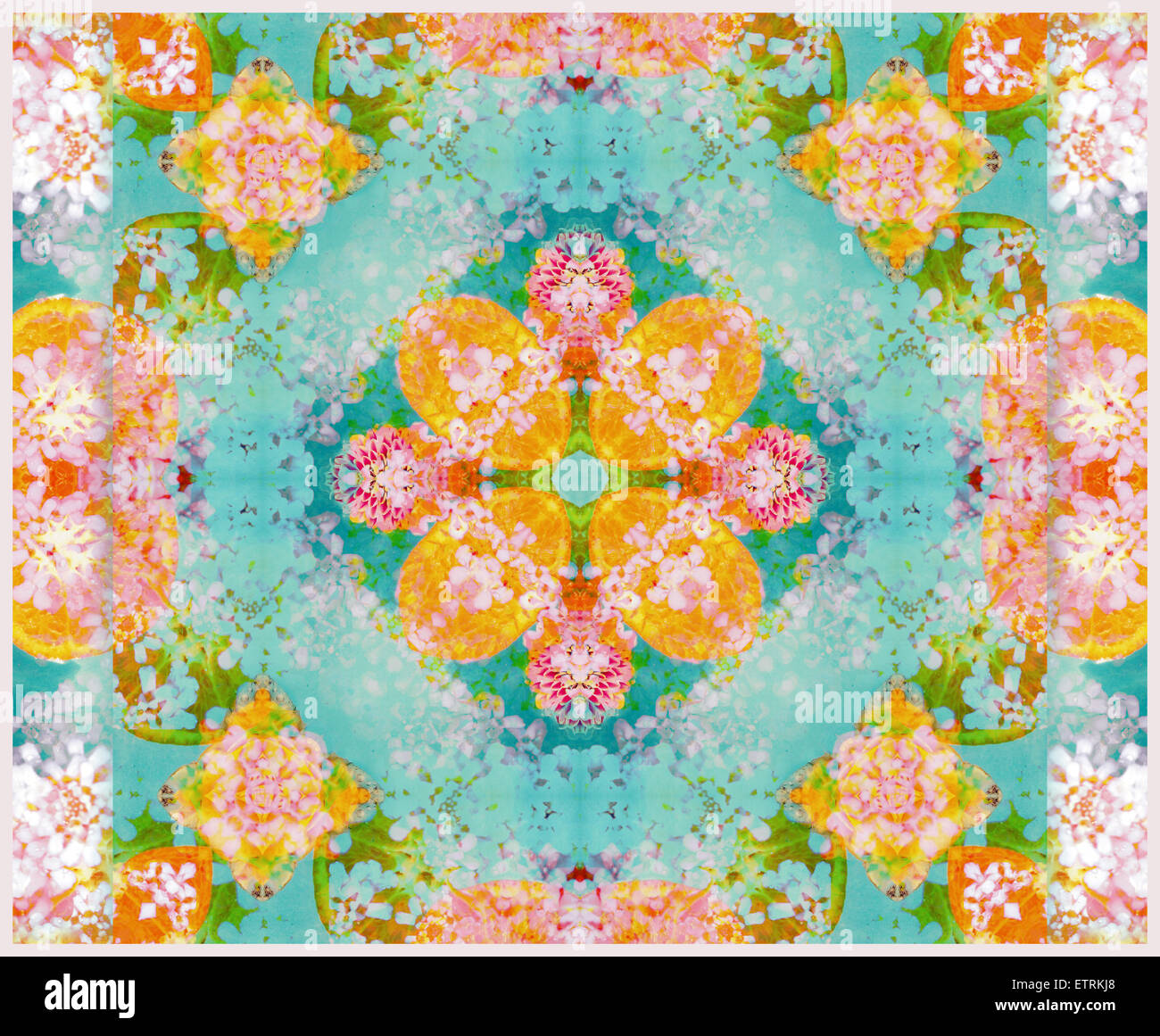 A Floral Montage Stock Photo - Alamy