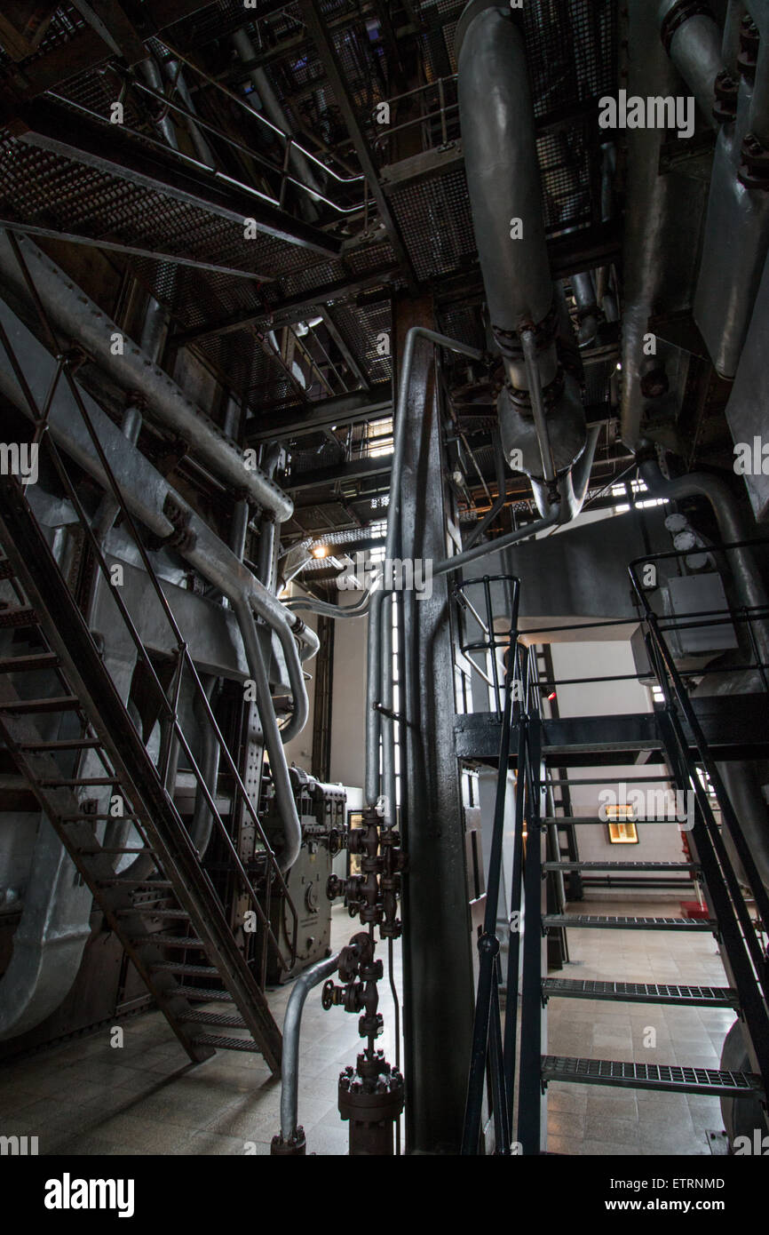 LISBON, PORTUGAL - May 2015: Electricity Museum interior Stock Photo ...