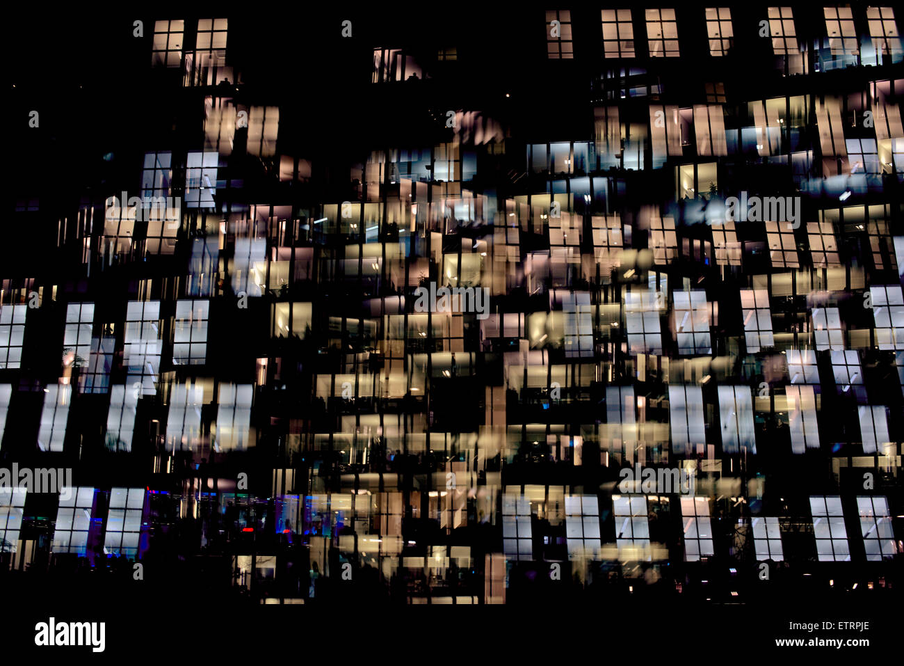 Lights in the night, abstract Stock Photo - Alamy