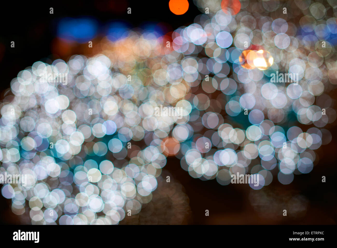 Lights in the night, abstract Stock Photo - Alamy