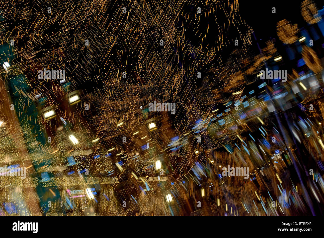 Abstract lights golden colors hi-res stock photography and images - Alamy