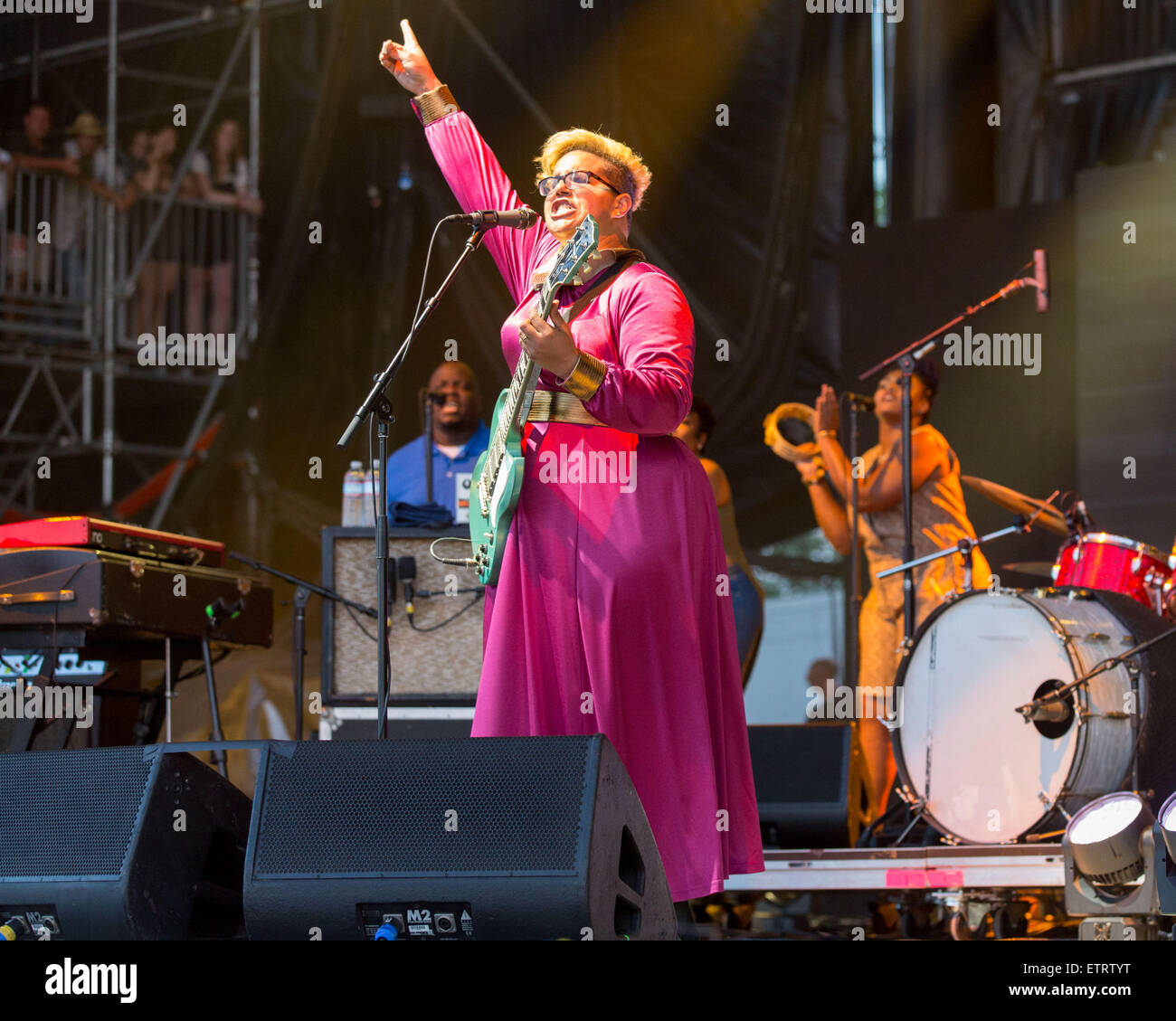 June 12, 2015 - Manchester, Tennessee, U.S - Musician BRITTANY HOWARD ...