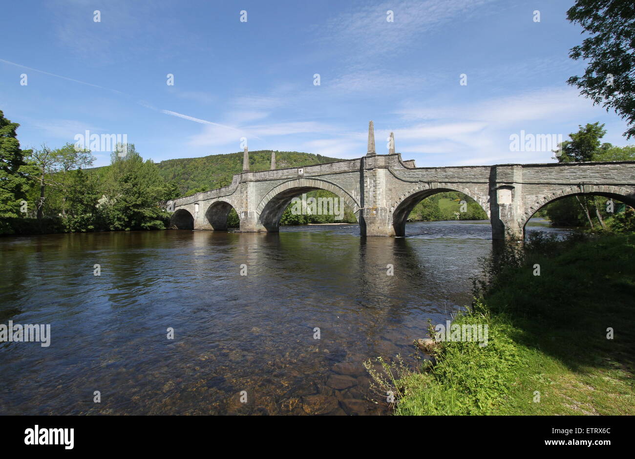 General Wade's bridge over River Tay Aberfeldy Scotland June 2015 Stock ...