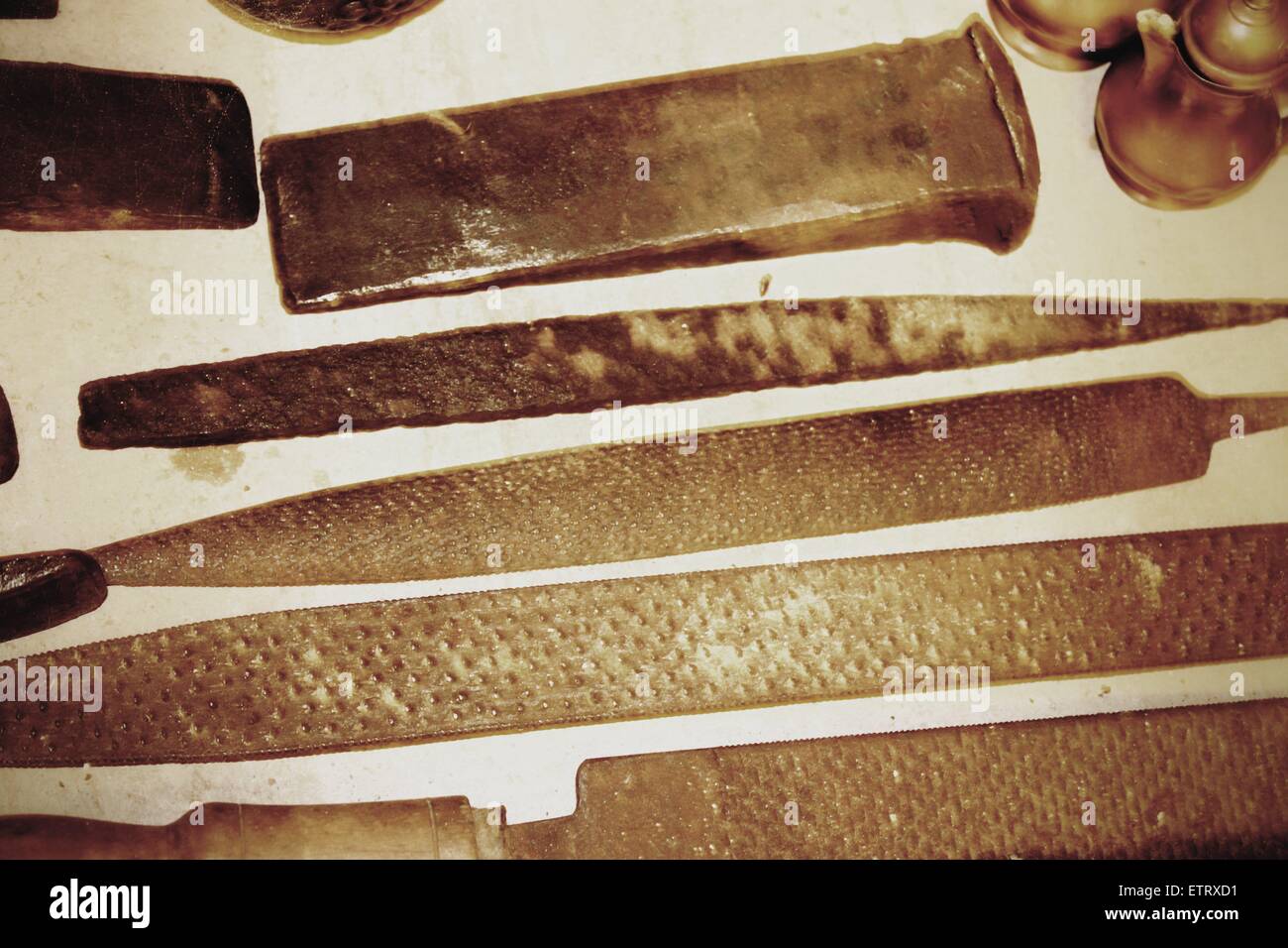 Antique iron tools hi-res stock photography and images - Alamy