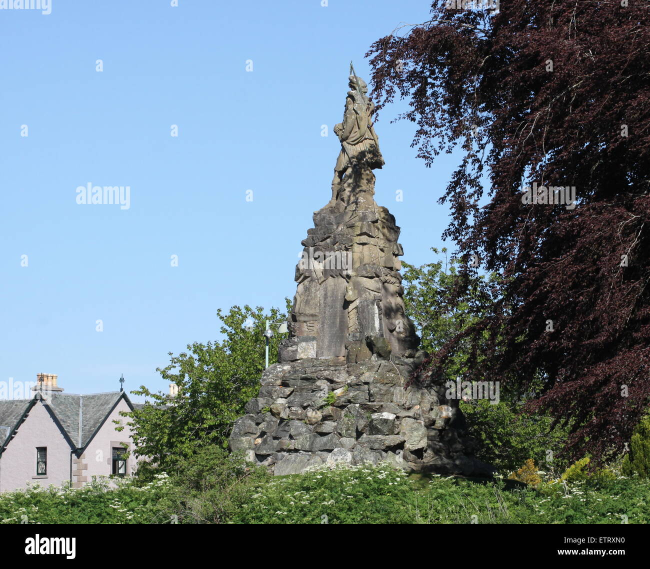 Black Watch Monument Aberfeldy Scotland June 2015 Stock Photo - Alamy