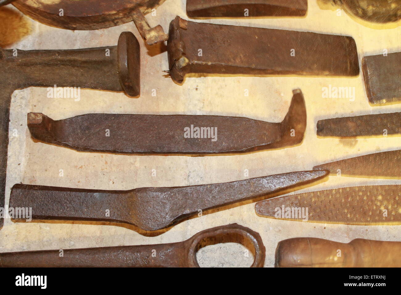 Antique iron tools hi-res stock photography and images - Alamy