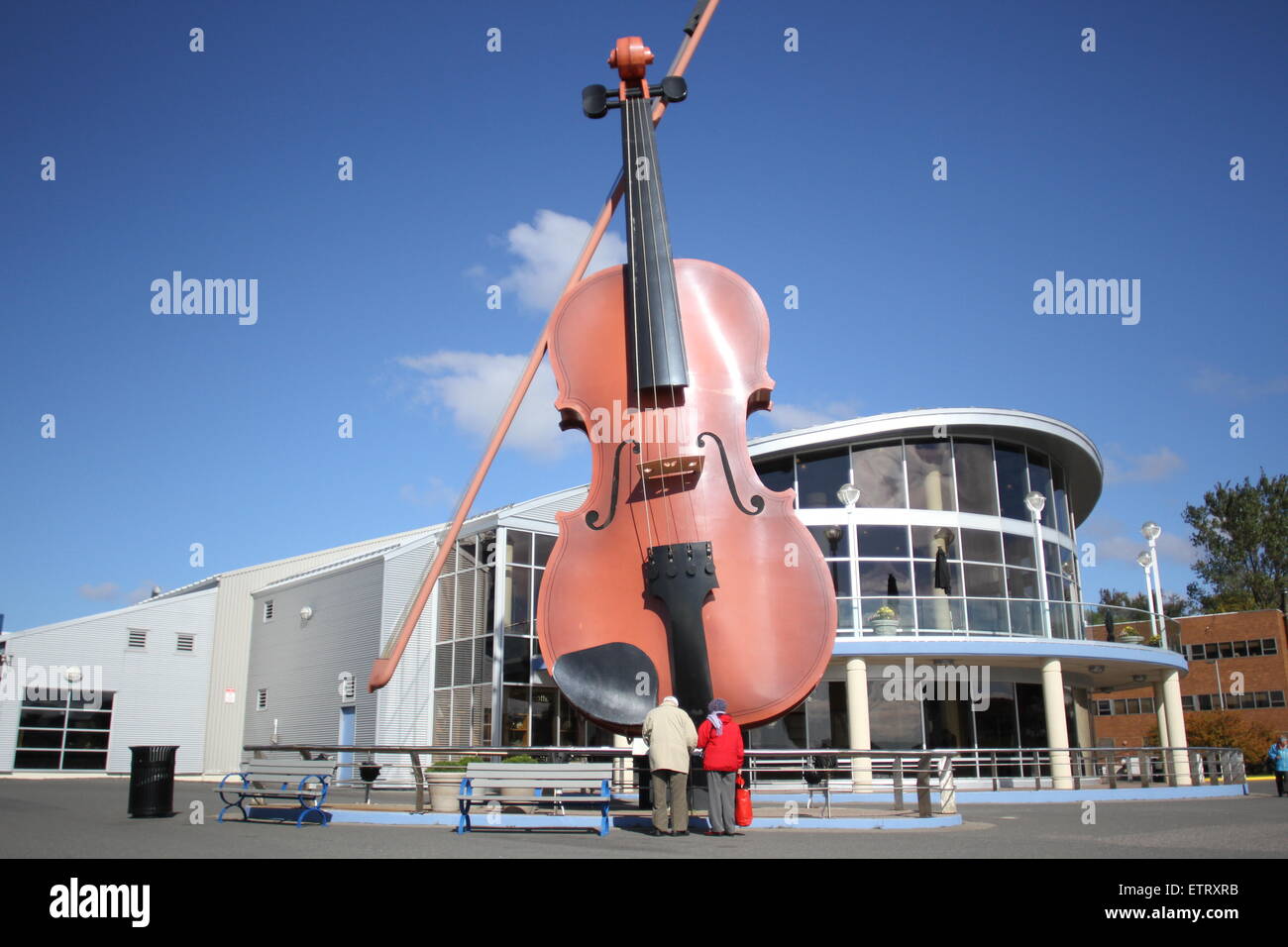 The Big Fiddle at the Sydney Marine Terminal in Nova Scotia Stock Photo ...