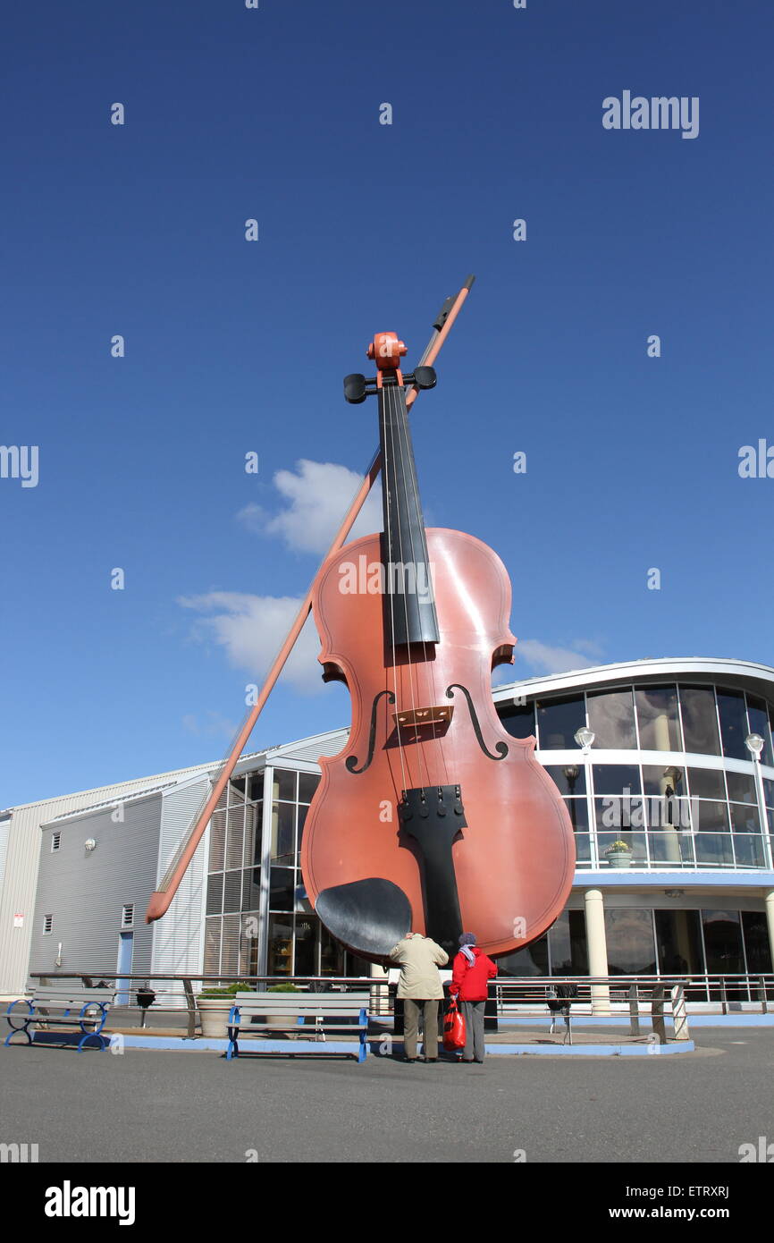 The Big Fiddle at the Sydney Marine Terminal in Nova Scotia Stock Photo ...