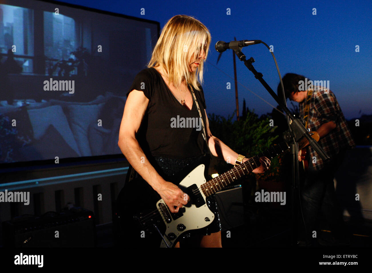 June 12, 2015 - KIM GORDON performs with her band Body/Head in Athens ...