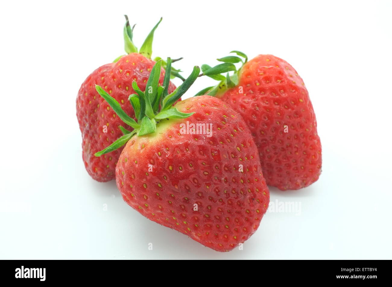 Korean strawberry isolated on white background Stock Photo - Alamy