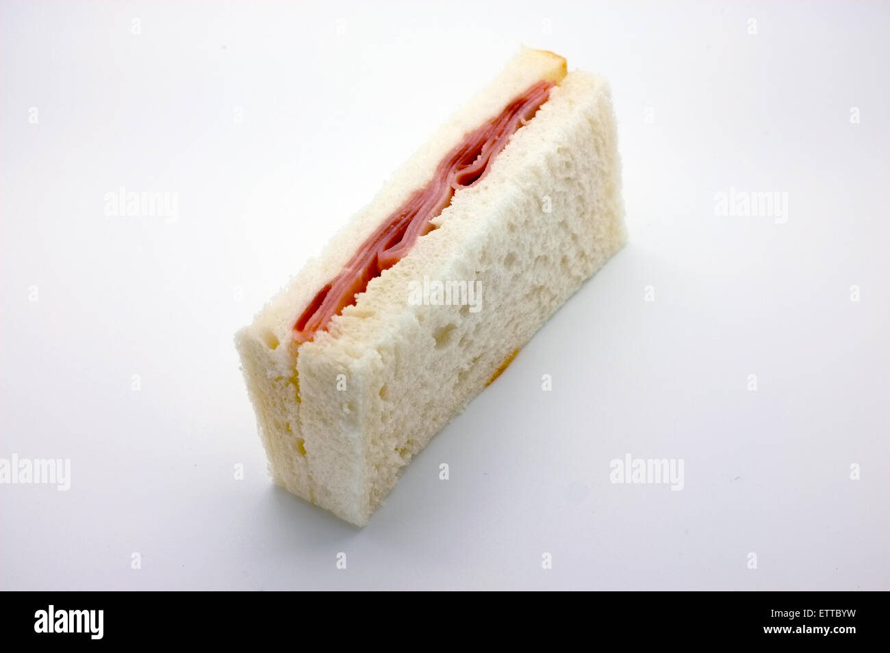 Plain ham sandwich Stock Photo - Alamy