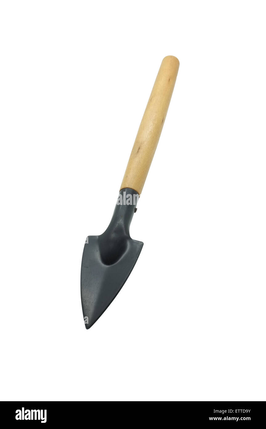 Shovel isolated on white background, collection of gardening tools ...