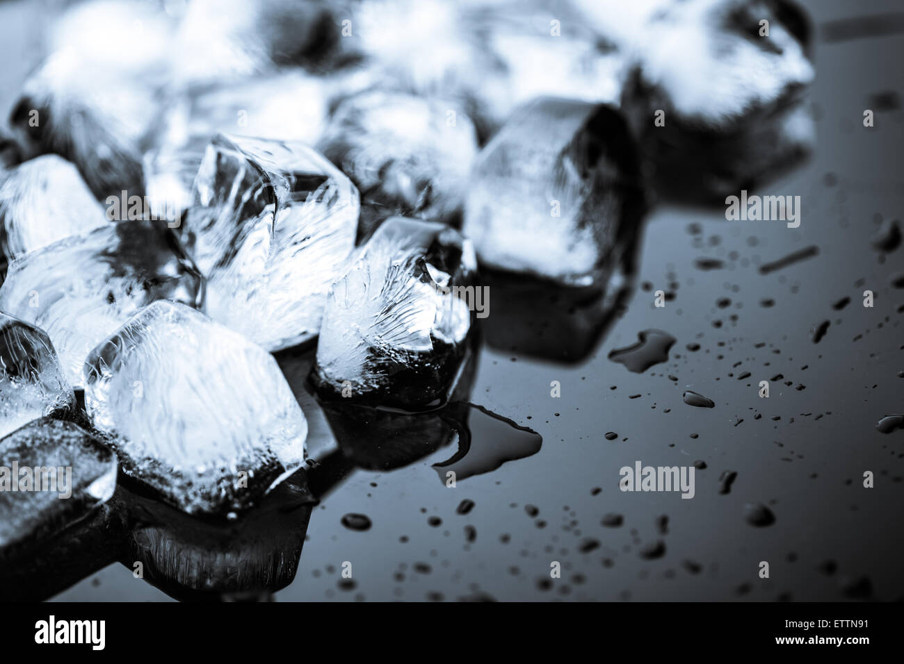 ice on black background Stock Photo - Alamy