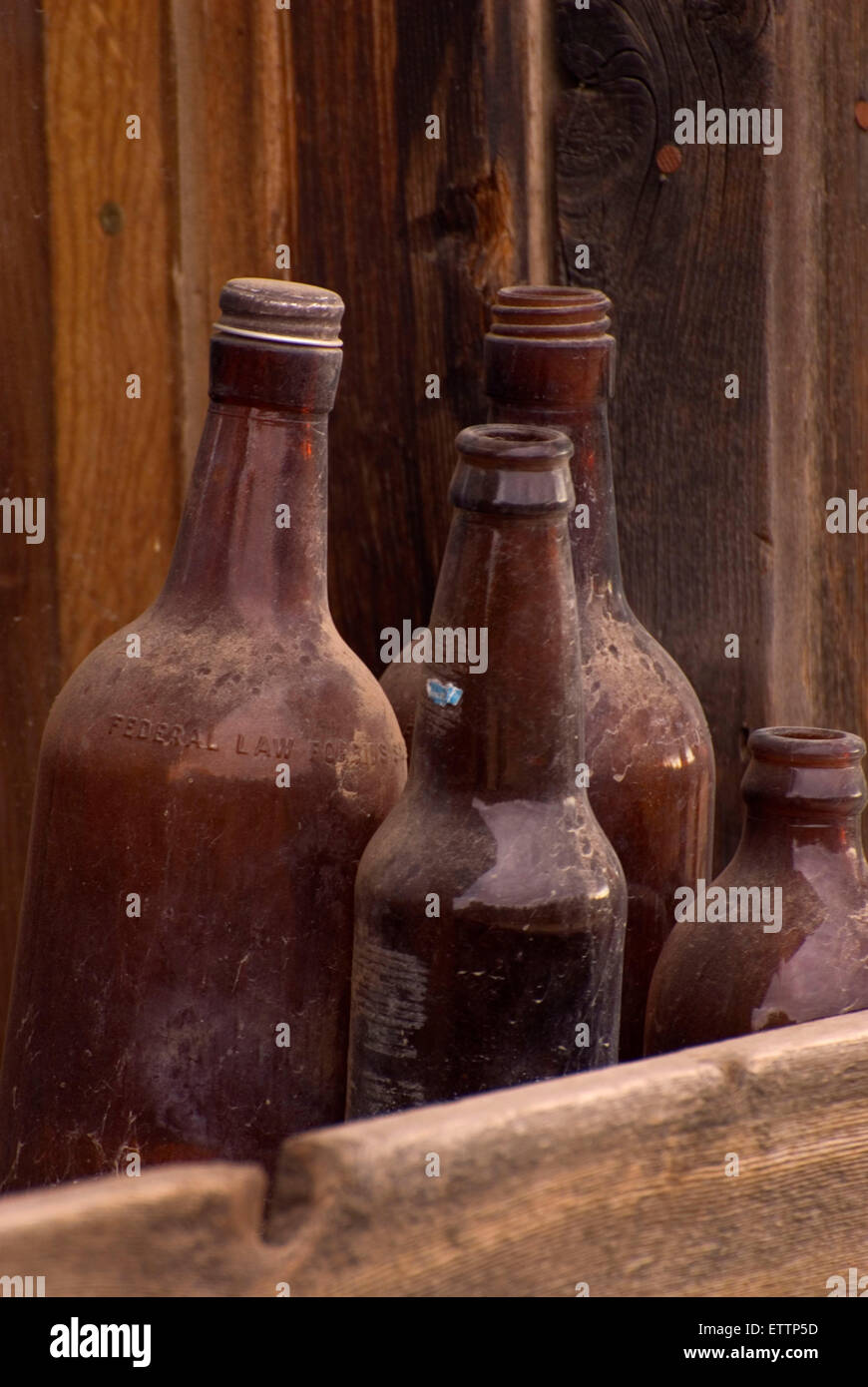 Old bottles, Redmond, Oregon Stock Photo - Alamy