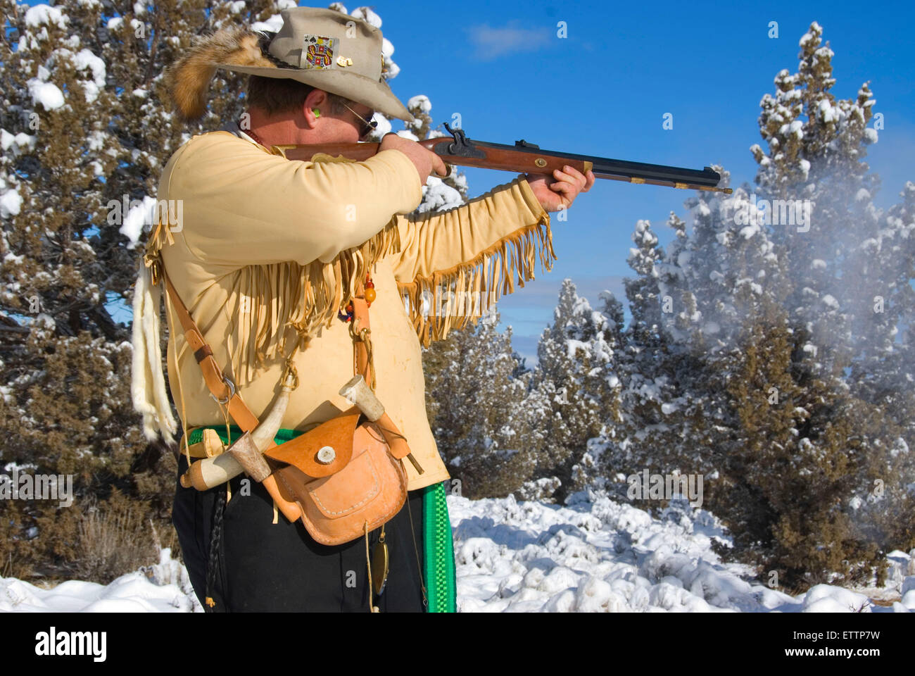 Firing on rifle range, Grizzly Mountain Long Rifles Horse Ridge ...