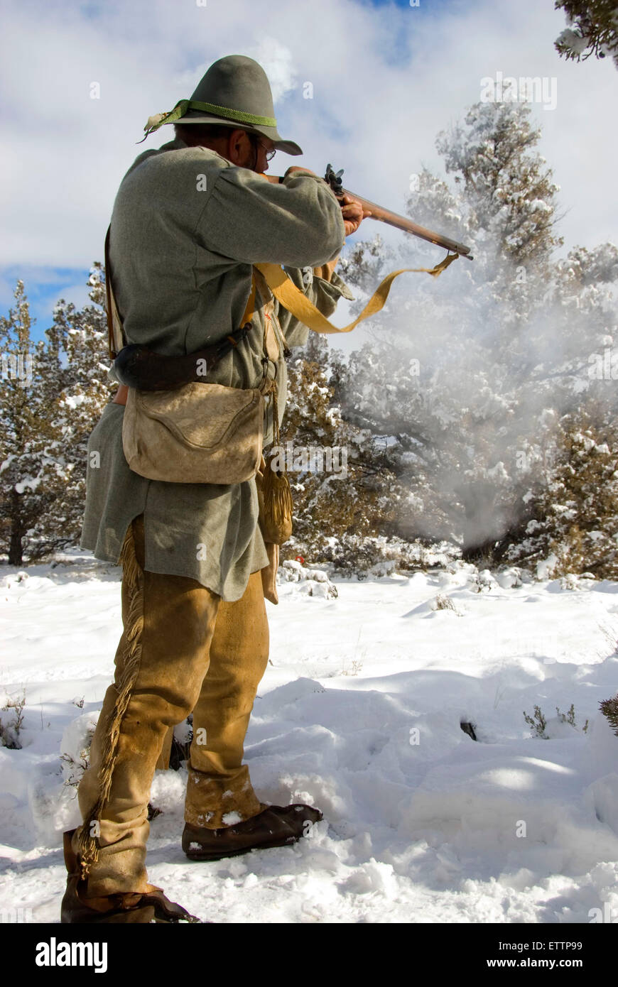 Firing on rifle range, Grizzly Mountain Long Rifles Horse Ridge ...
