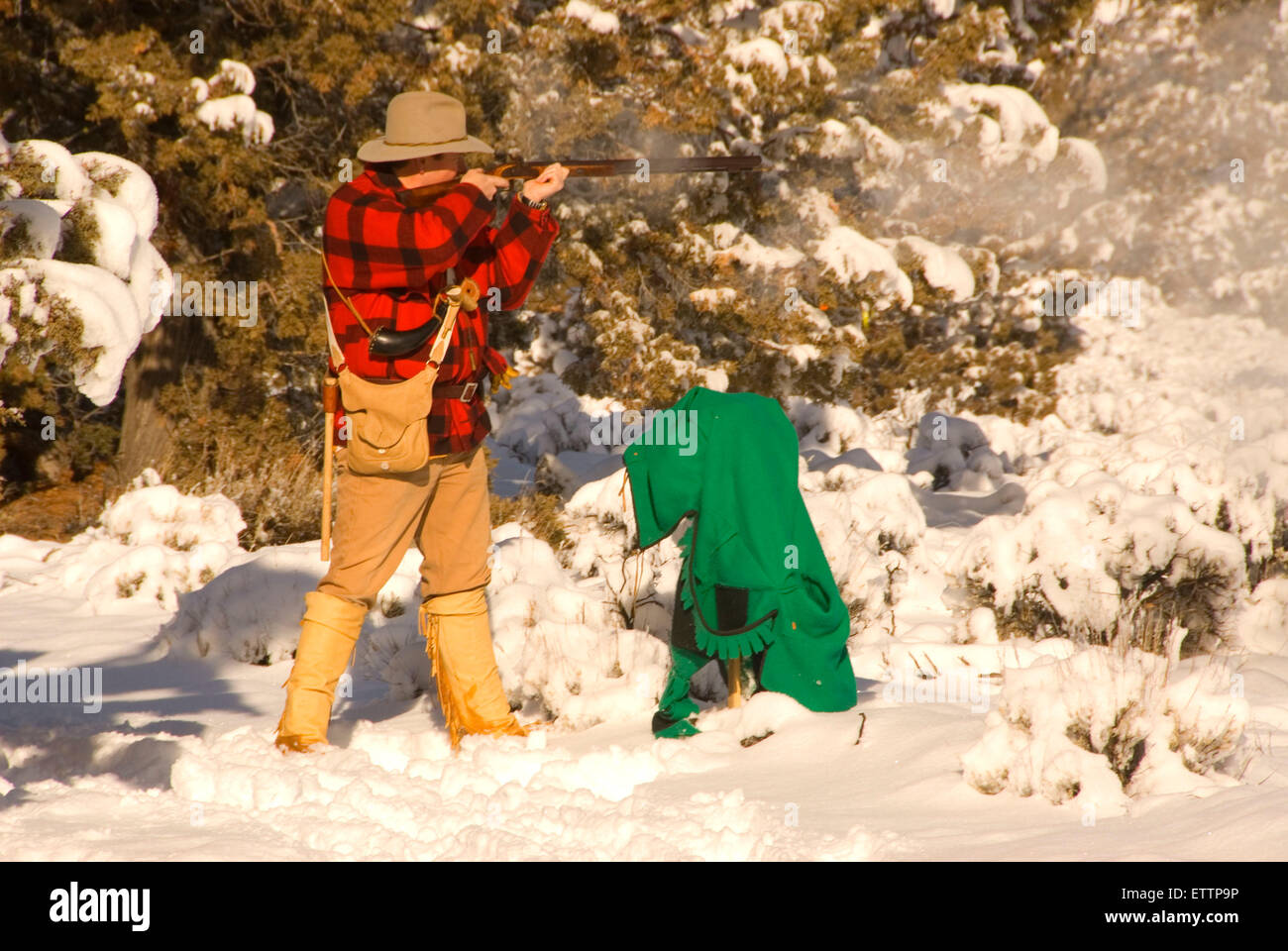 Firing on rifle range, Grizzly Mountain Long Rifles Horse Ridge ...