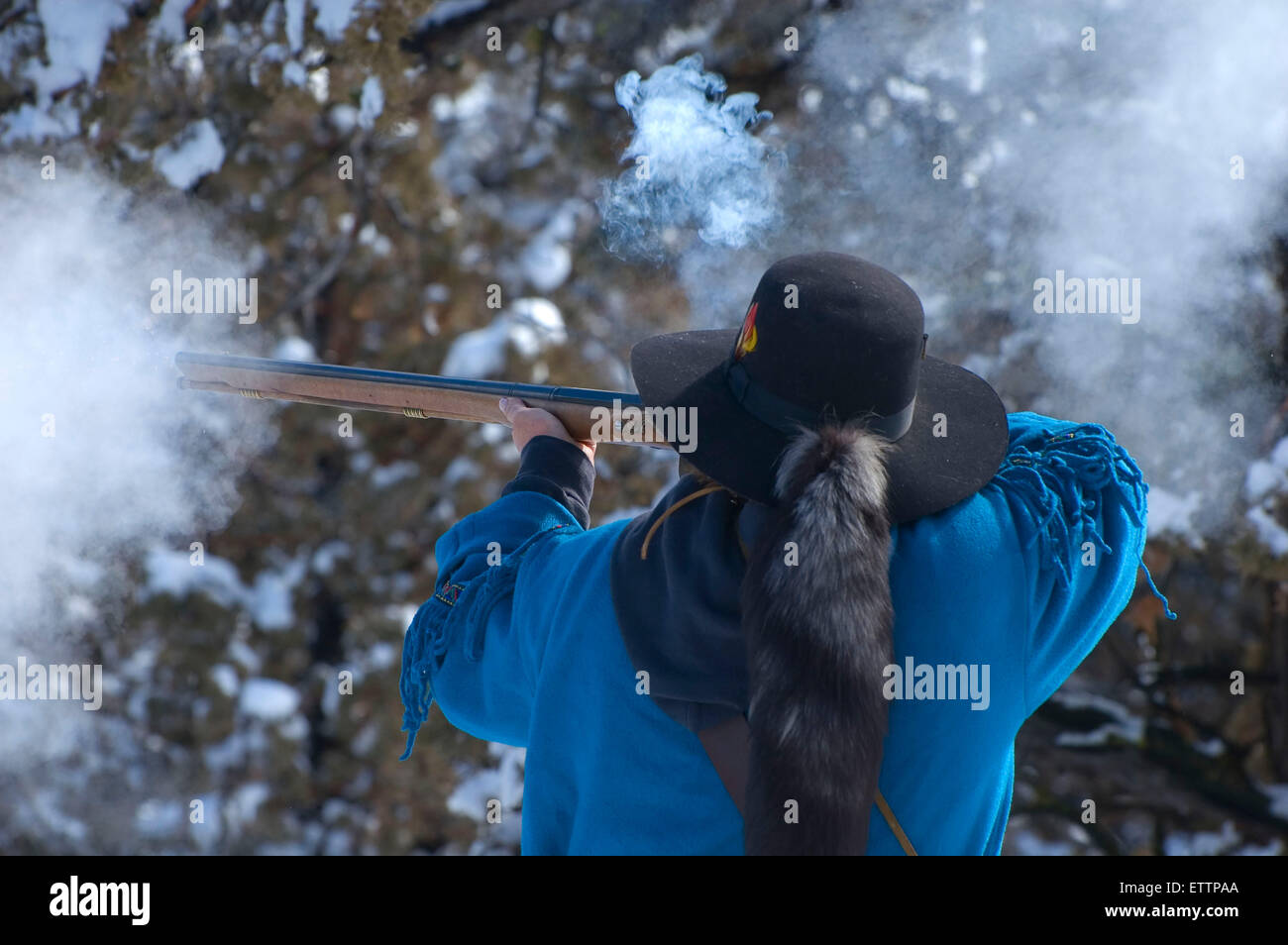 Firing on rifle range, Grizzly Mountain Long Rifles Horse Ridge ...