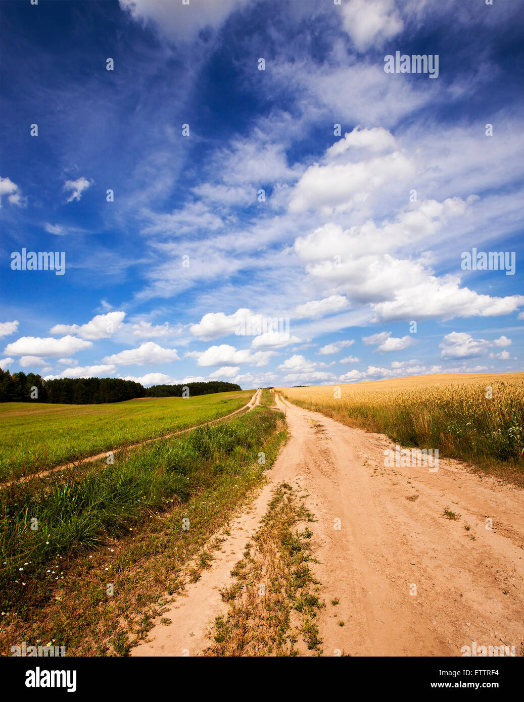the small road Stock Photo - Alamy