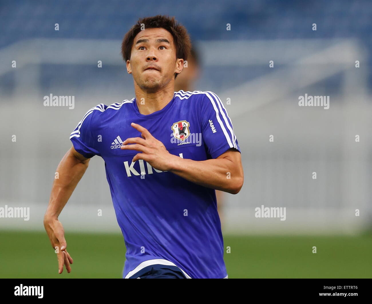 Saitama, Japan. 15th June, 2015. Shinji Okazaki (JPN) Football/Soccer : Japan National Team ...