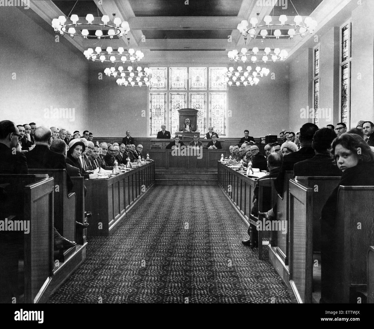 1960s business meeting Black and White Stock Photos & Images - Alamy