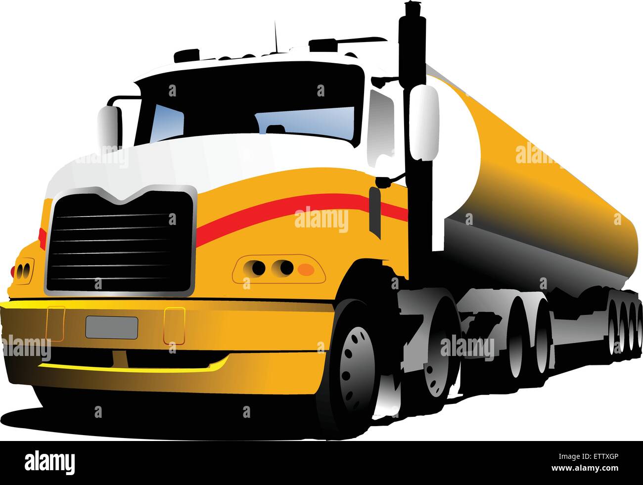 Vector illustration of truck. Lorry Stock Vector Image & Art - Alamy