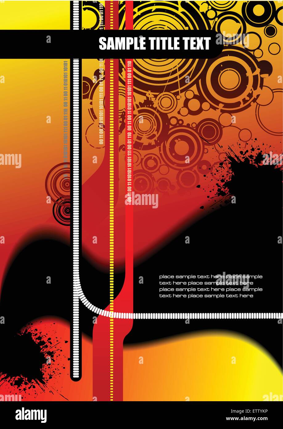 Abstract hi-tech background. Vector illustration Stock Vector Image ...