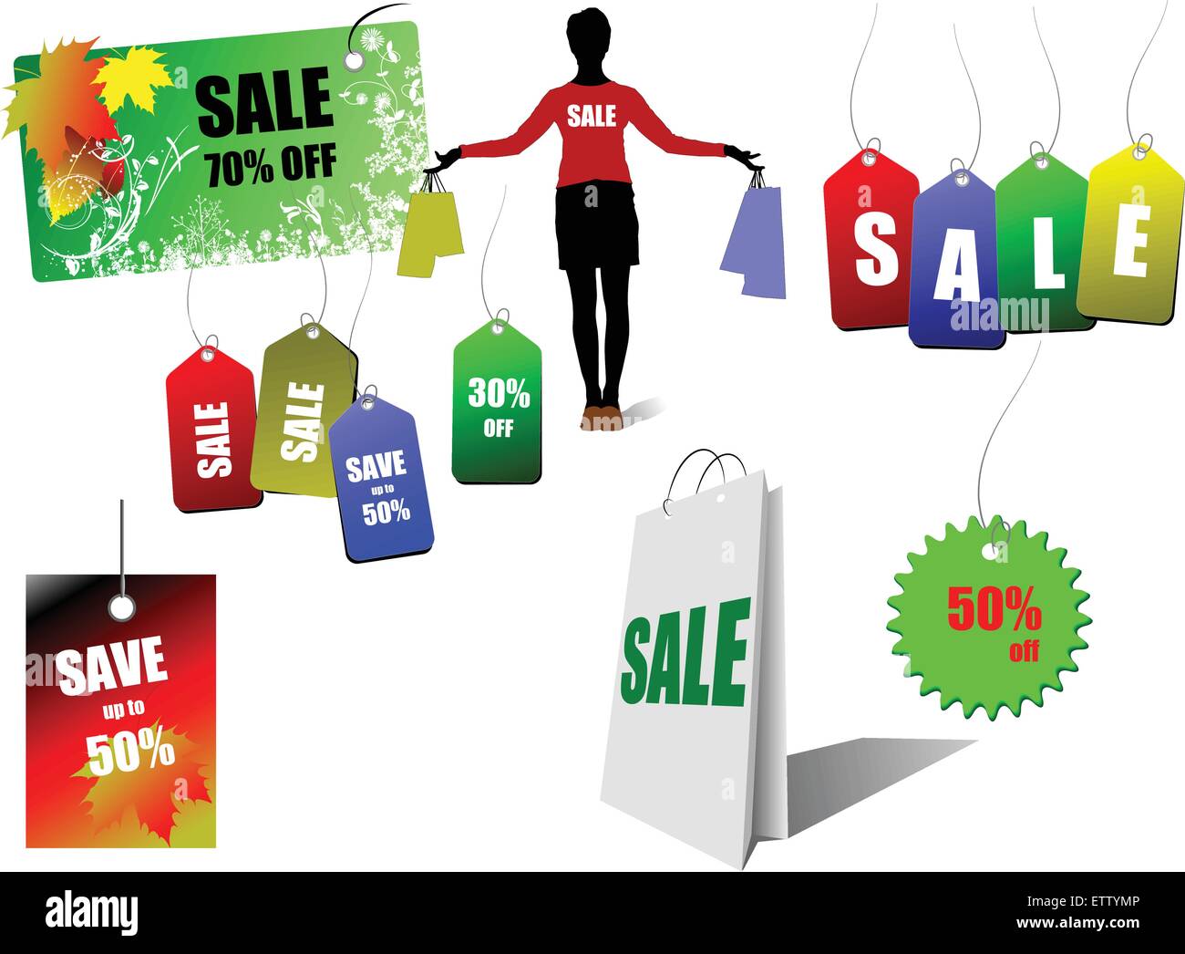 Coupons text concept Stock Vector Images - Alamy