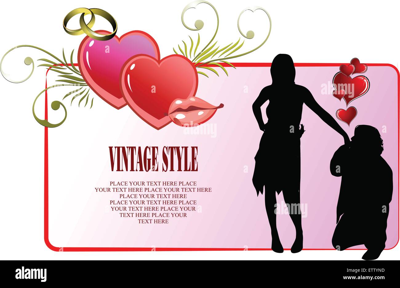 Kiss pattern hi-res stock photography and images - Alamy