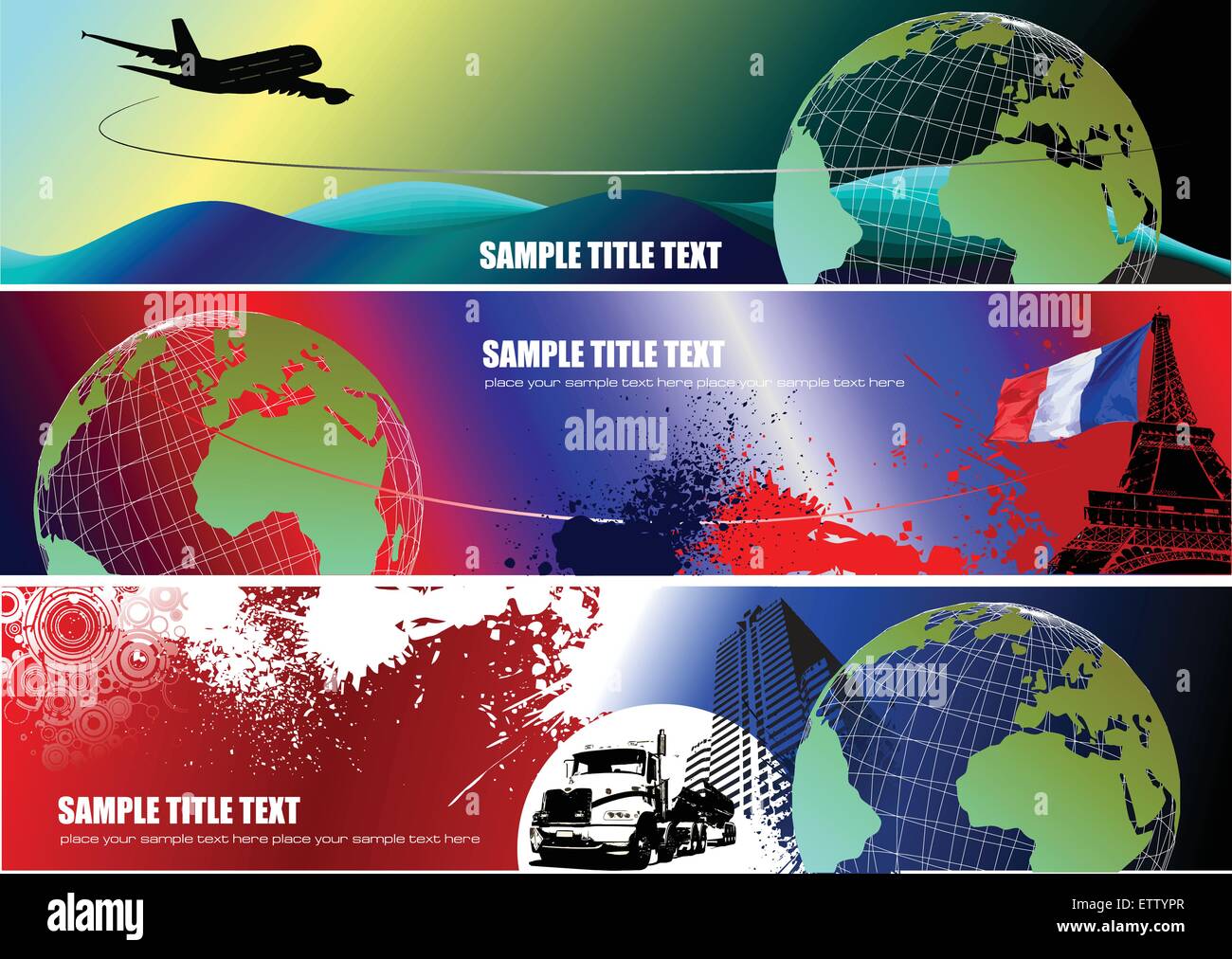 Three corporate banners. Vector illustration Stock Vector Image & Art ...