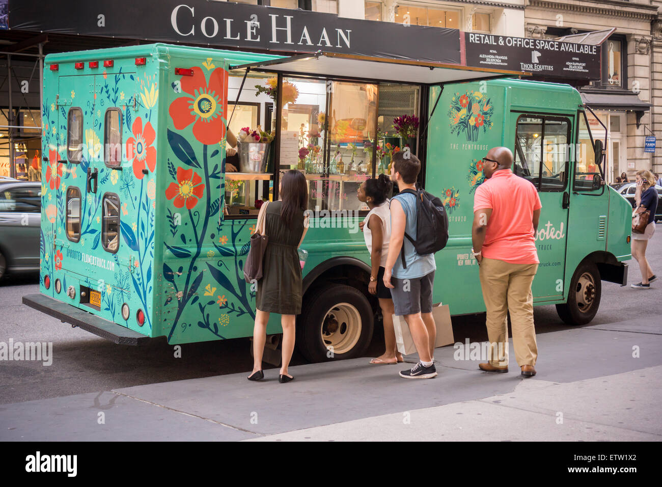 Uprooted flower truck hi-res stock photography and images - Alamy