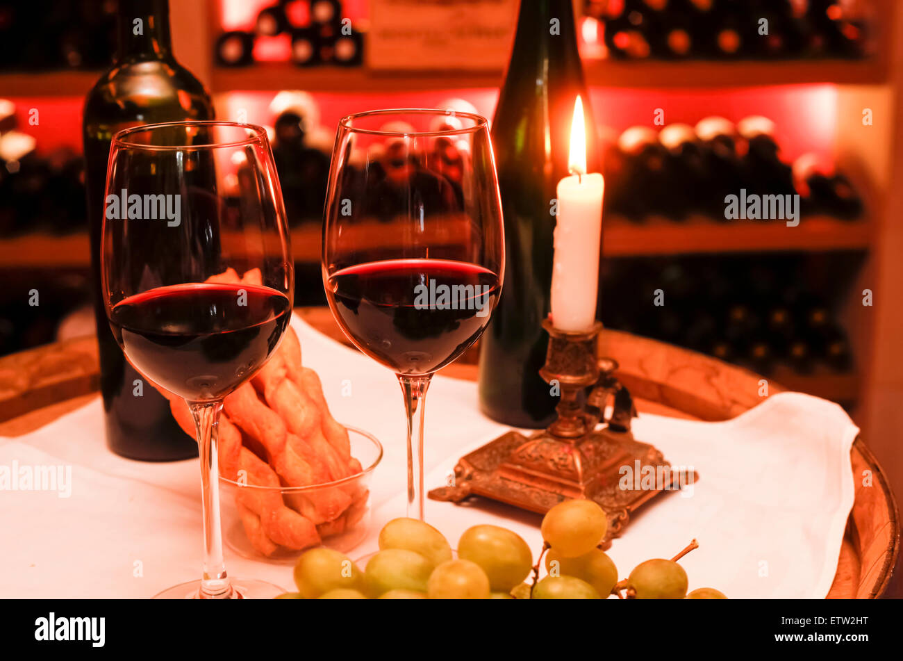 Candle light in a glass stick hi-res stock photography and images - Alamy