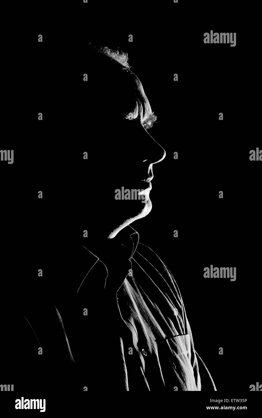 Meaningful look Black and White Stock Photos & Images - Alamy