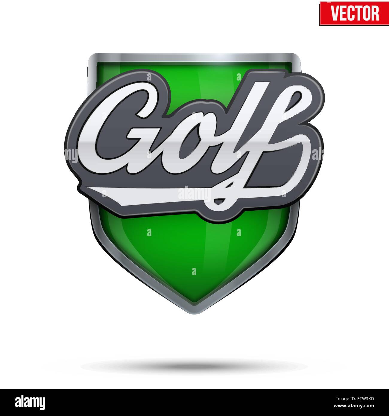 Classic golf symbol hi-res stock photography and images - Alamy