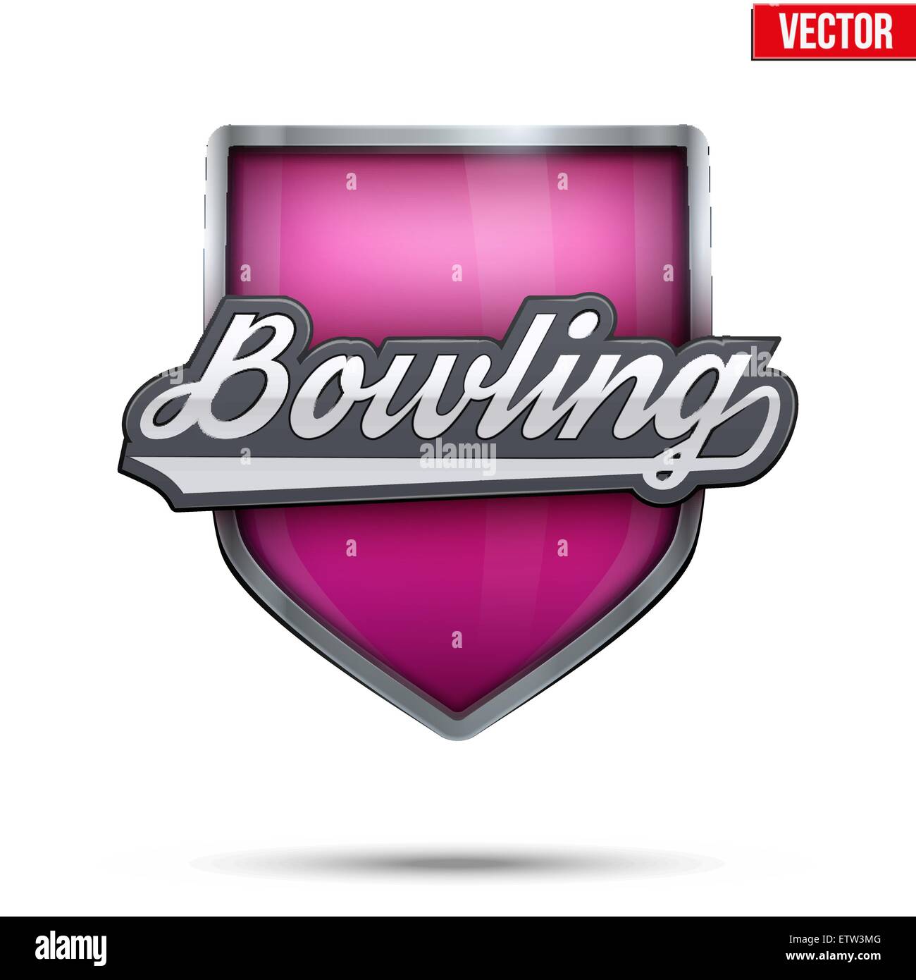 Premium symbol of Bowling label Stock Vector Image & Art - Alamy
