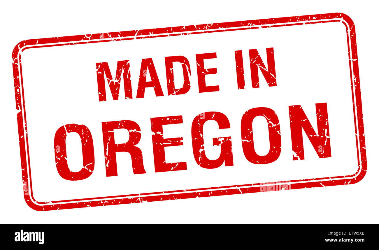 Made in oregon sign Cut Out Stock Images & Pictures - Alamy