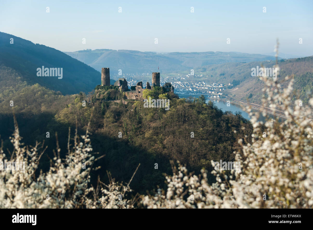 Germany, Rhineland-Palatinate, Alken, Thurant Castle Stock Photo - Alamy