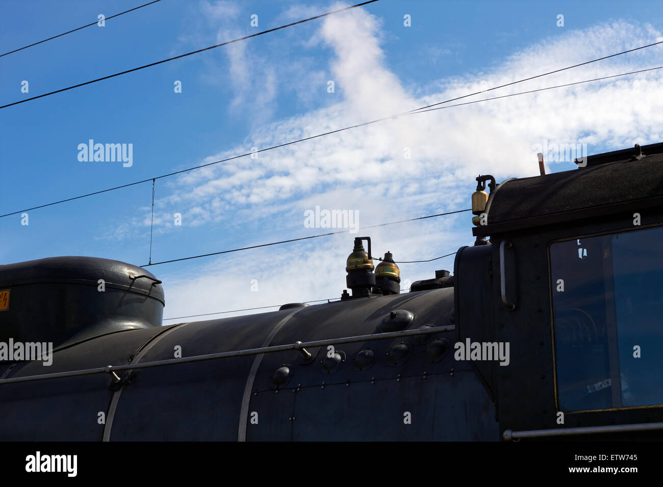Finnish Hr1-class "Ukko-Pekka" steam engine locomotive 1009 ...