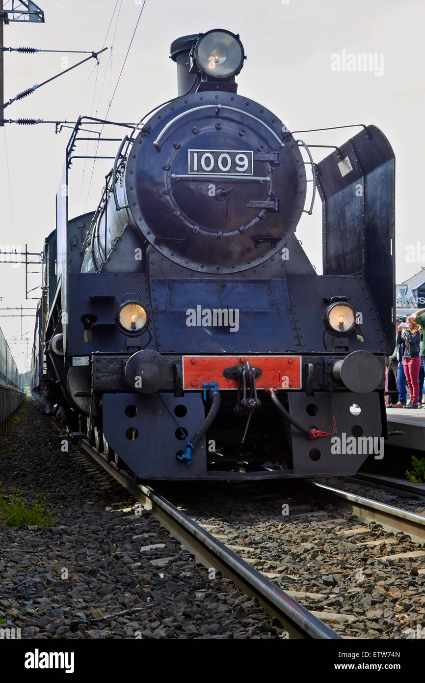Finnish Hr1-class "Ukko-Pekka" steam engine locomotive 1009 ...