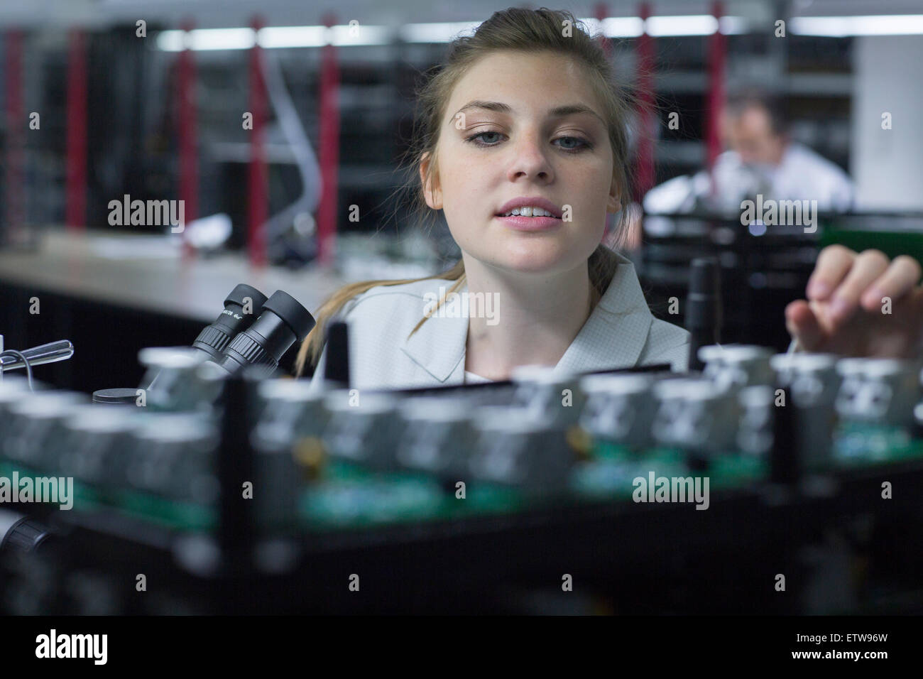 Printed circuit board factory hi-res stock photography and images - Alamy