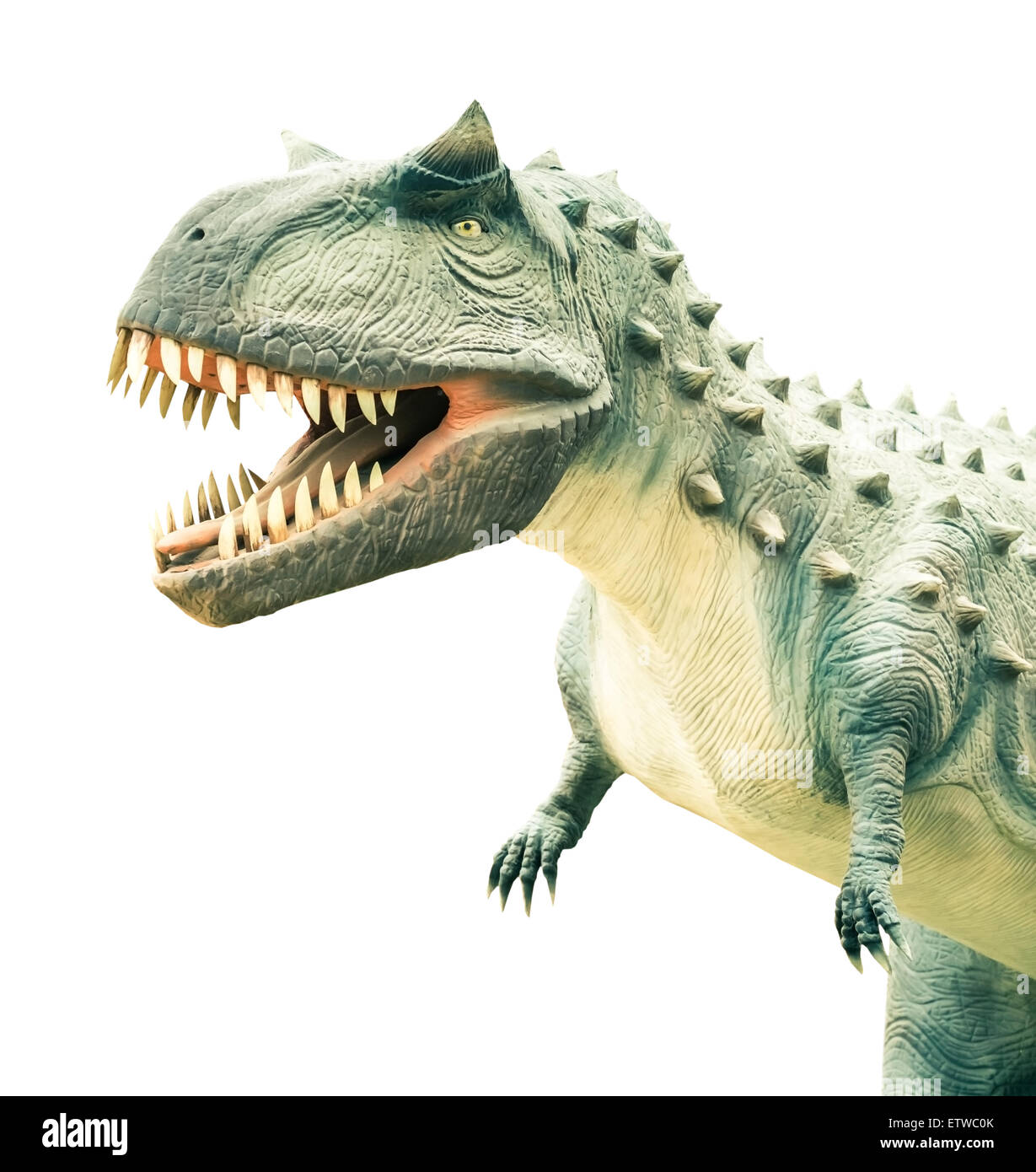 ancient extinct dinosaur on a light background Stock Photo - Alamy