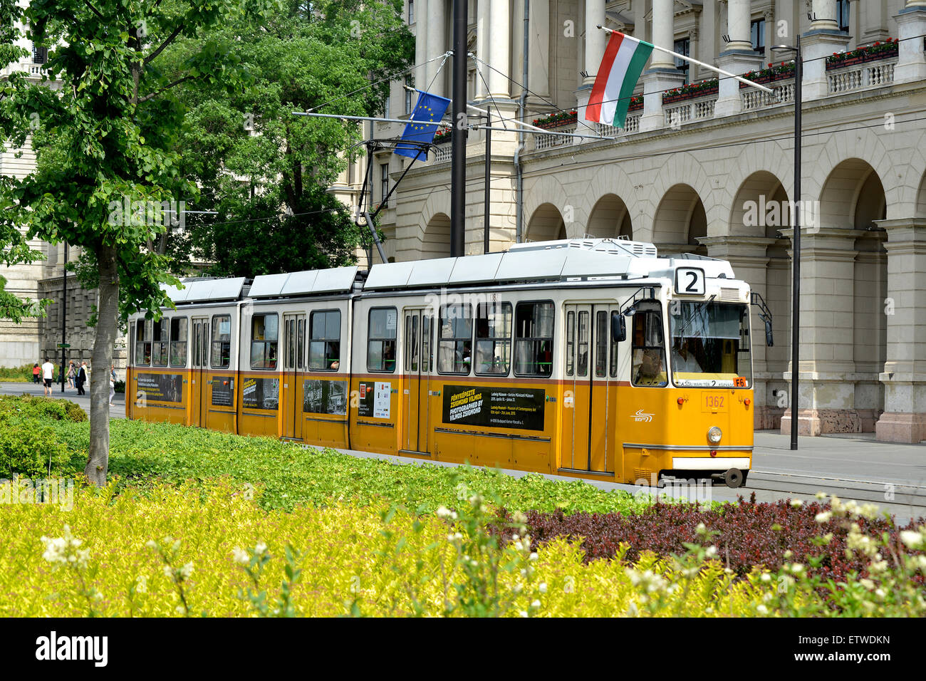 tramway Budapest Hungary Stock Photo - Alamy