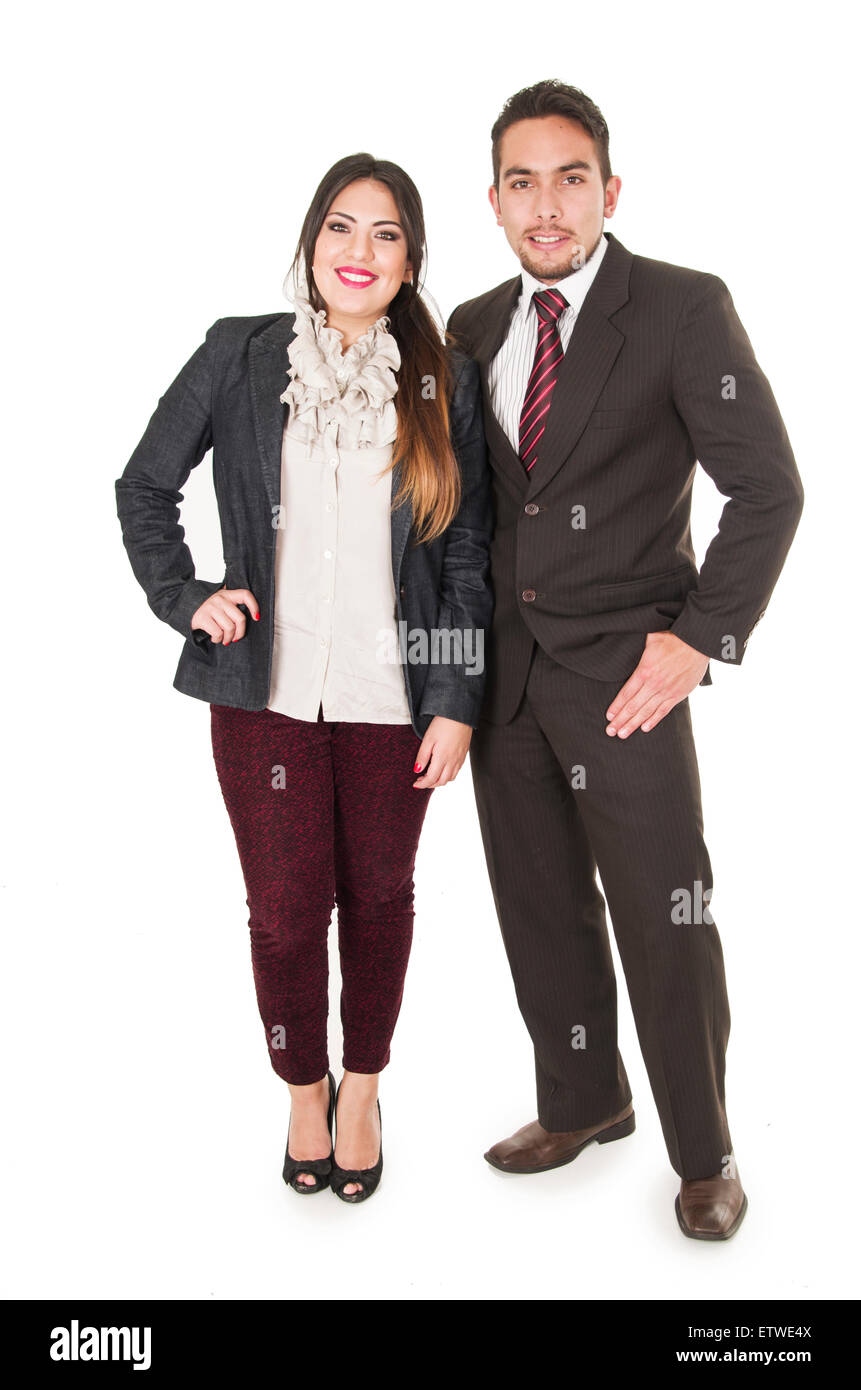 Corporate casual couple Cut Out Stock Images & Pictures - Alamy
