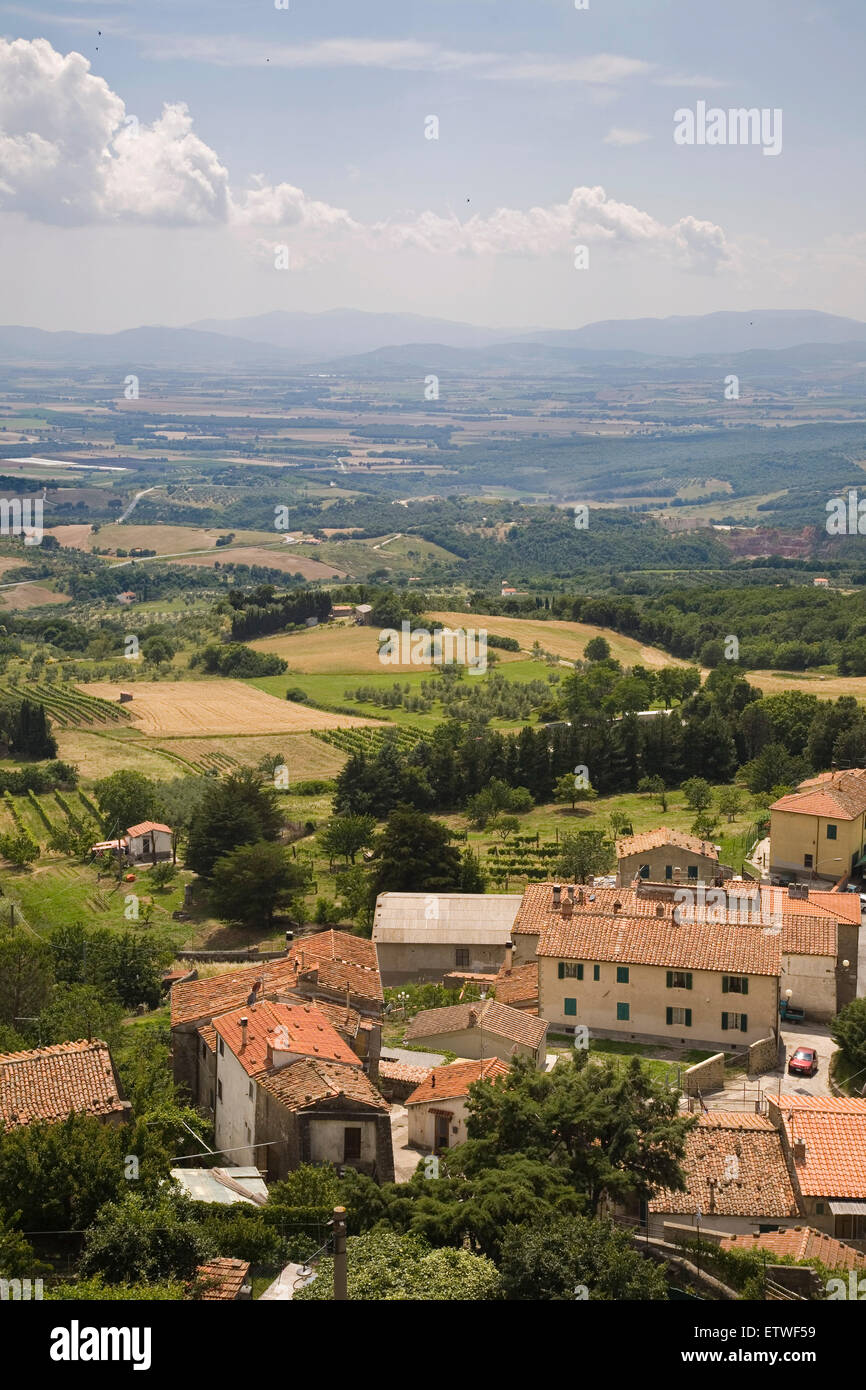 europe, italy, tuscany, view from roccastrada Stock Photo - Alamy