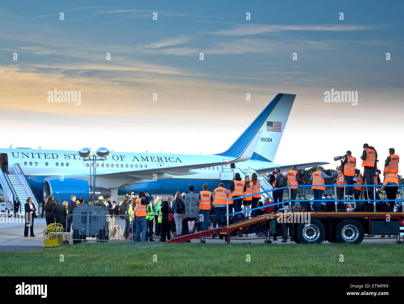 Air force two hi-res stock photography and images - Alamy