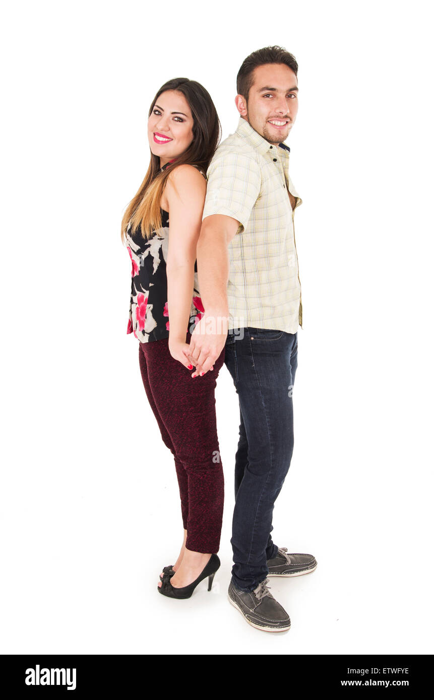 Couple facing away Stock Photo - Alamy