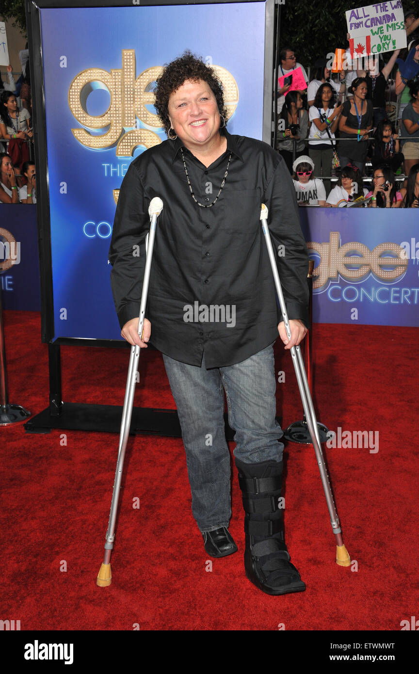 Dot jones glee the 3d concert movie premiere hi-res stock photography ...